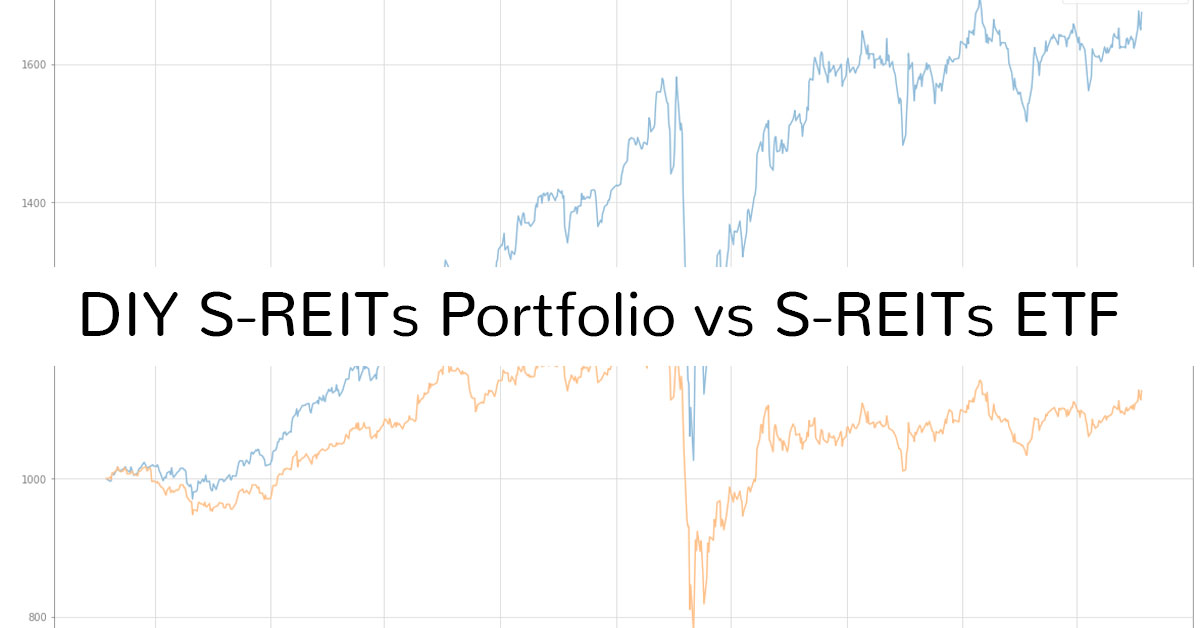 S-REITs Portfolio Performance: DIY versus ETF