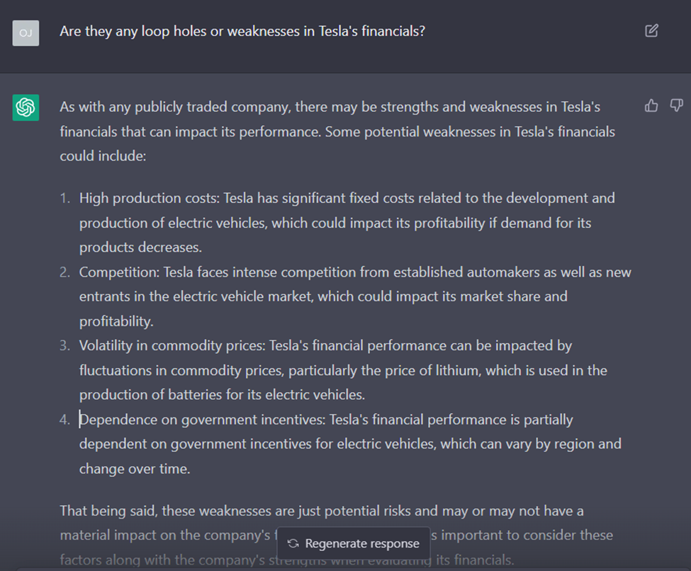 How to use ChatGPT to analyze stocks?