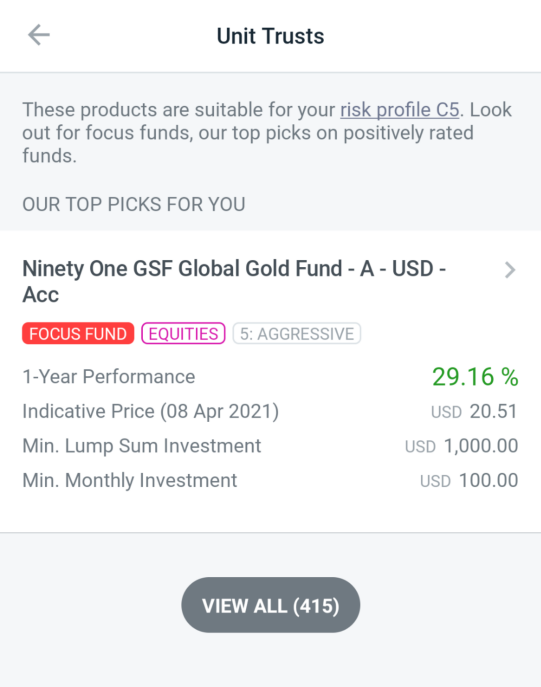 DBS NAV Planner – the most comprehensive investment advisor that ...